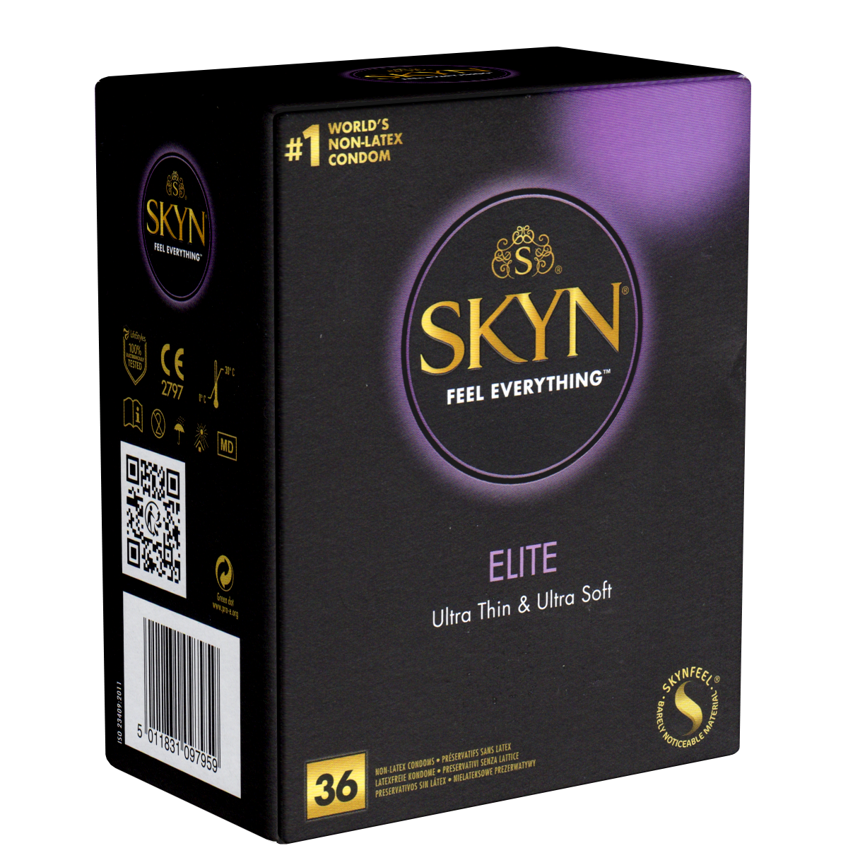 SKYN «Elite» 36 superdünne latexfreie Kondome aus Sensoprène™ (aus der Kondomotheke® - Kondome ...