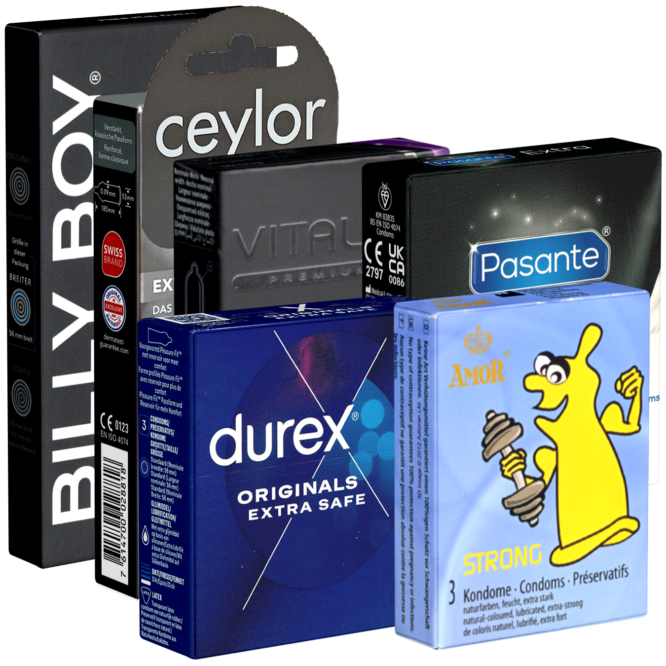 Kondomotheke Thick & Strong – 24 extra strong, safe condoms (from your Kondomotheke® - buy ...